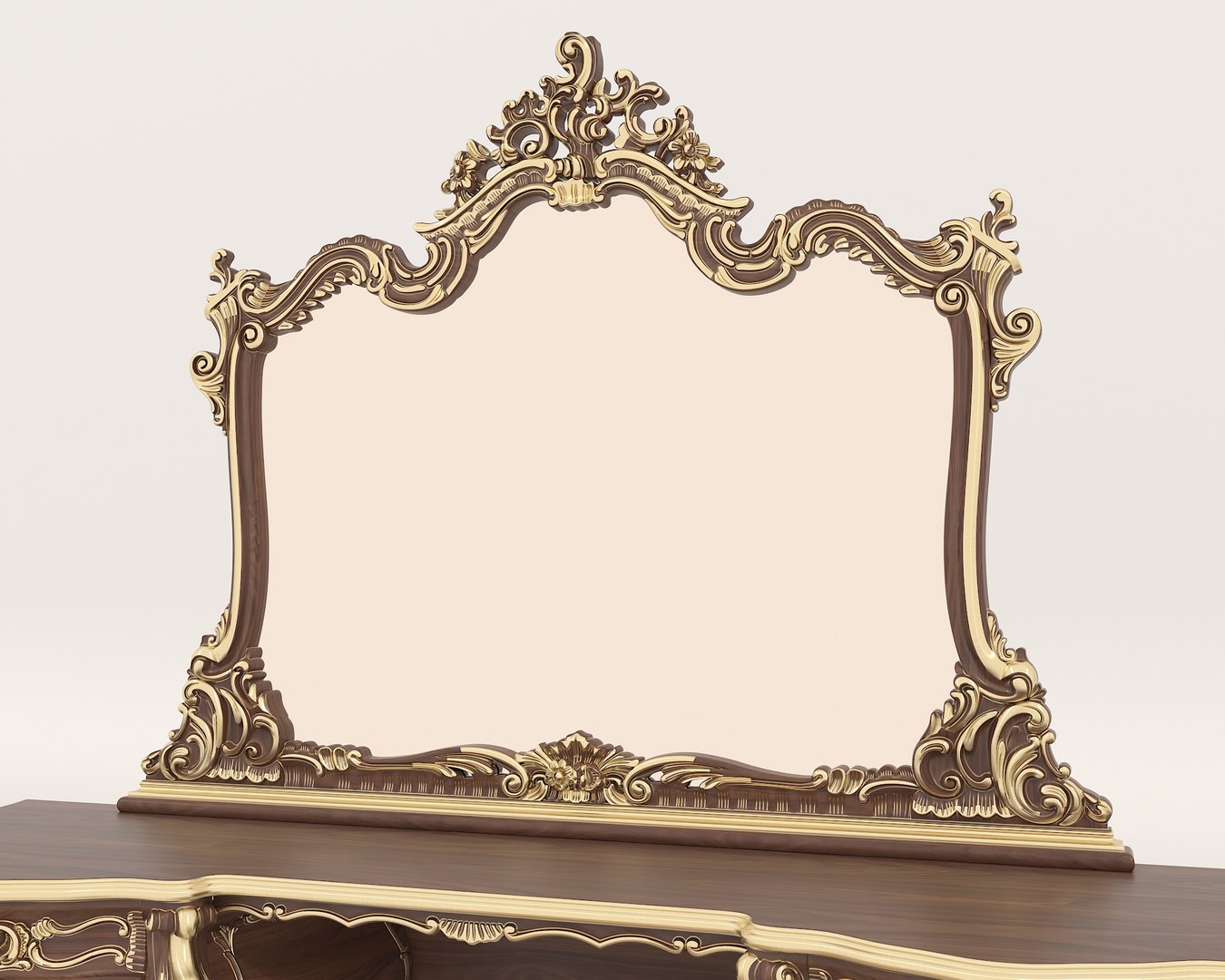 3D Model Classic European Style Dressing Table 25 - TurboSquid 2322700