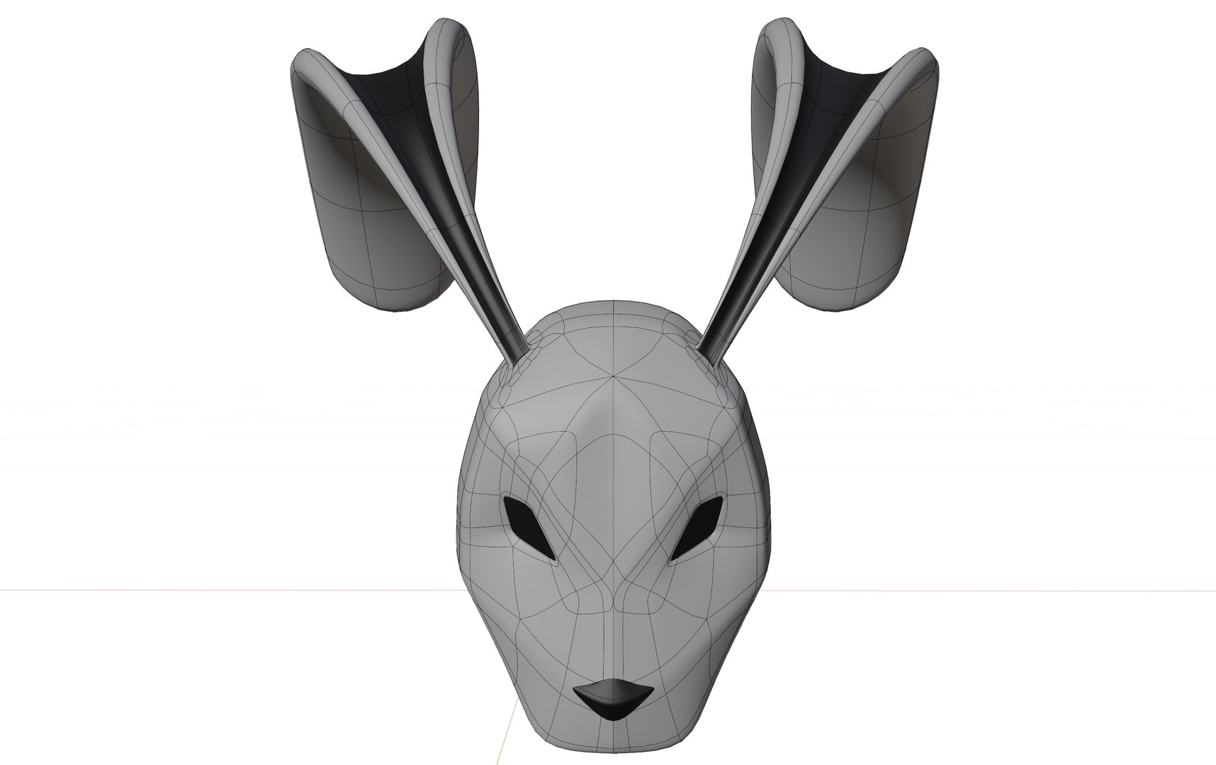 Rabbit Mask Model - TurboSquid 1572828