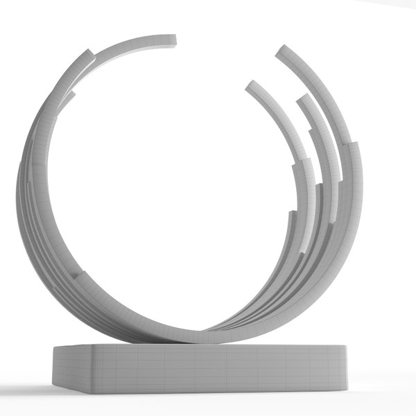 3D modern decorative abstract bronze - TurboSquid 1568881