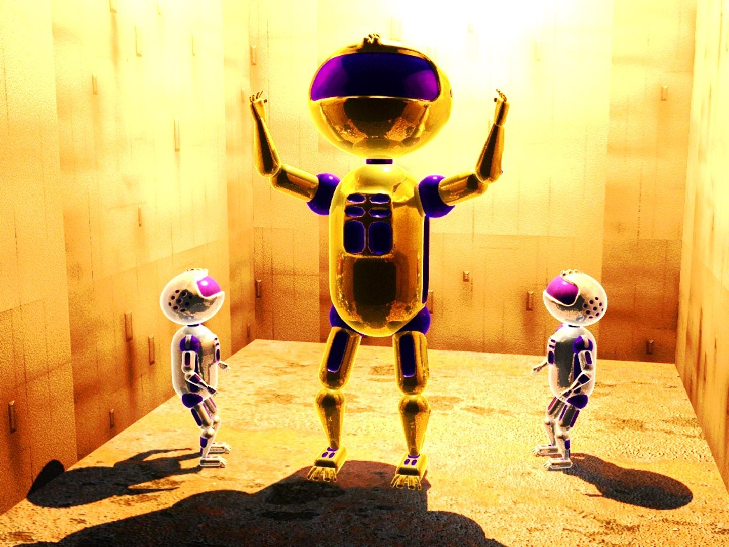 3d Model Robot Room Jetpack