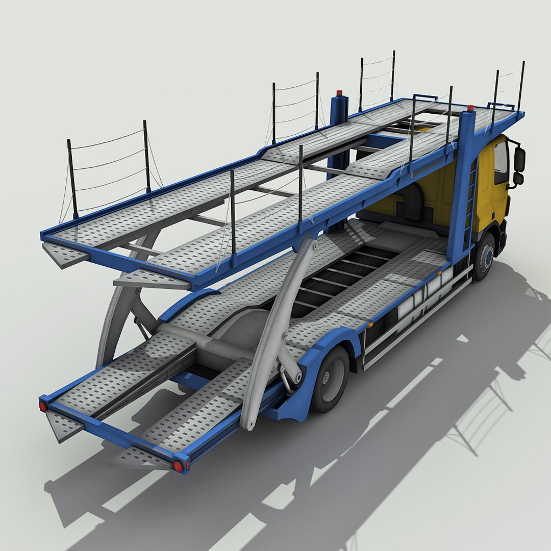 3d model car carrier truck
