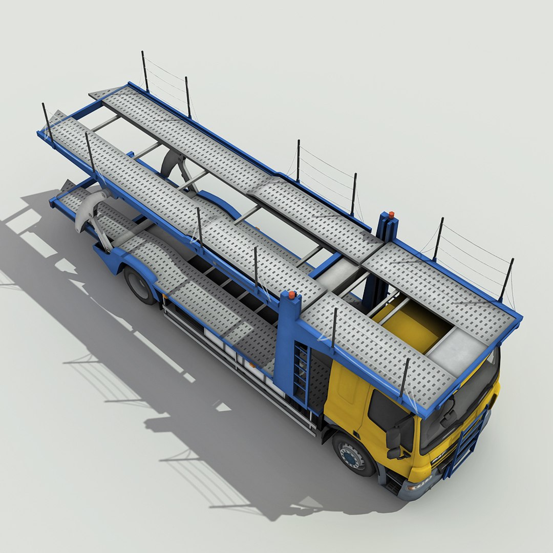 3d model car carrier truck