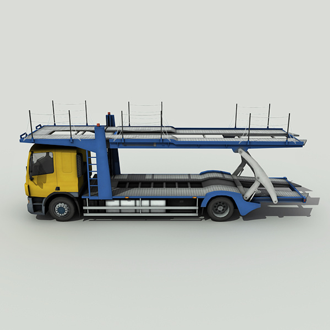 3d model car carrier truck
