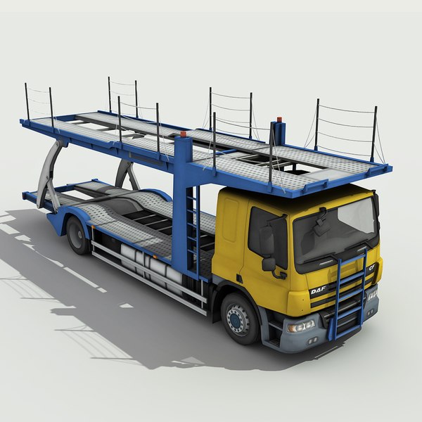 Autotransporter - Low Poly 3D-Modell - TurboSquid 1044452