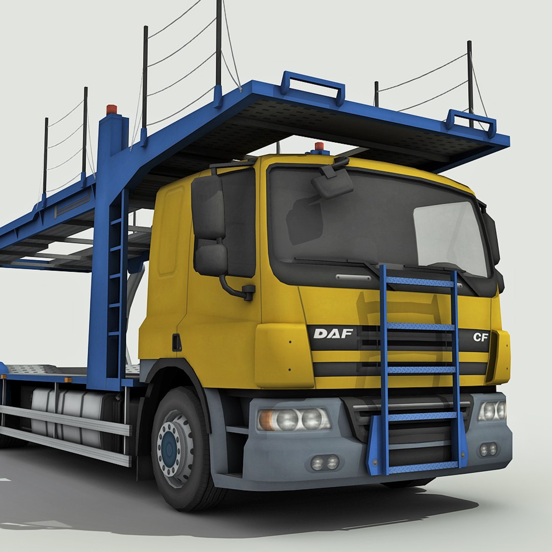 3d model car carrier truck