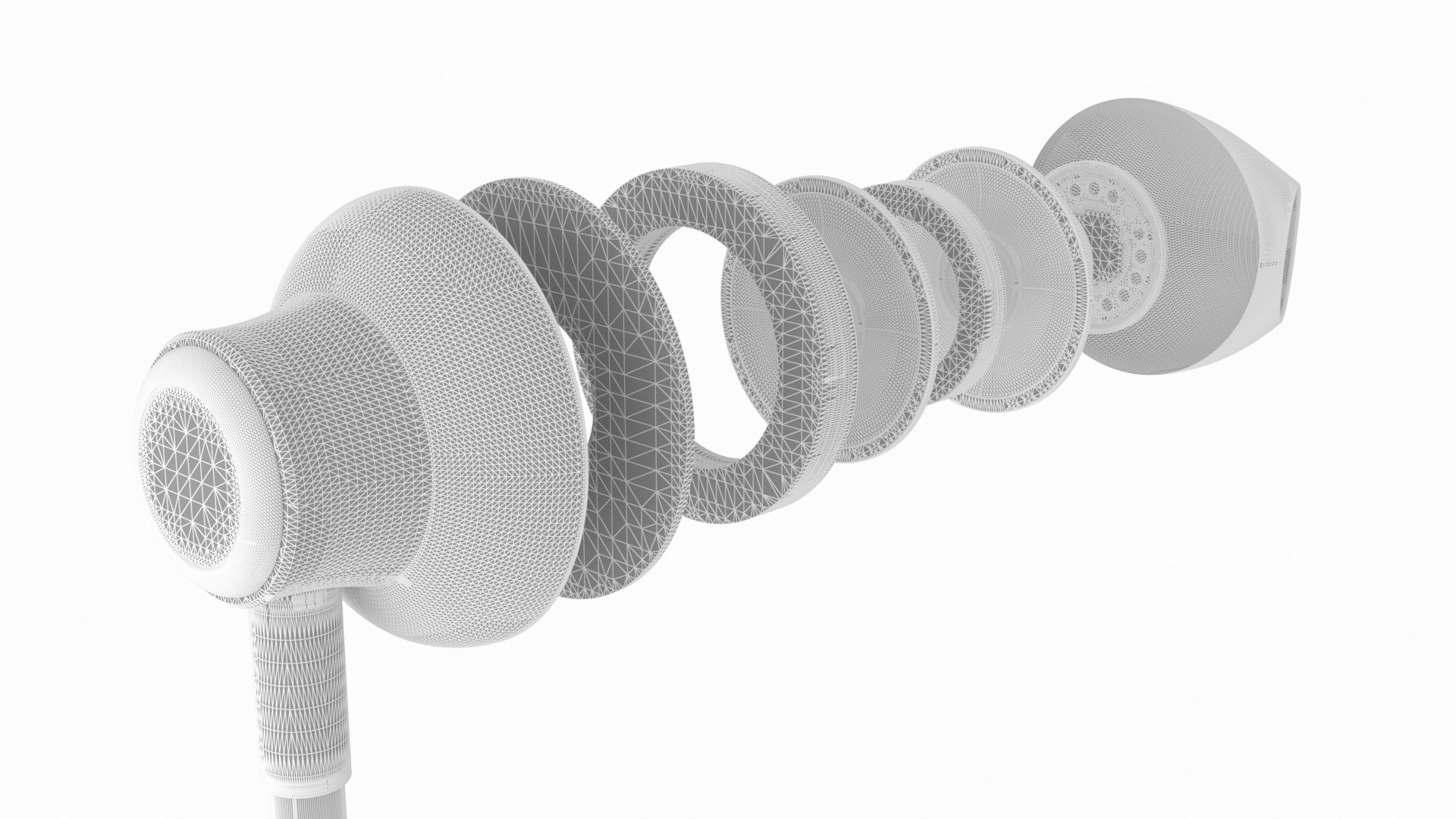 Headset Structure 1 3D Model - TurboSquid 2397825