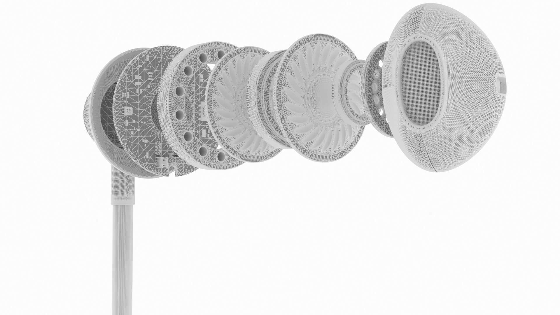 Headset Structure 1 3D Model - TurboSquid 2397825