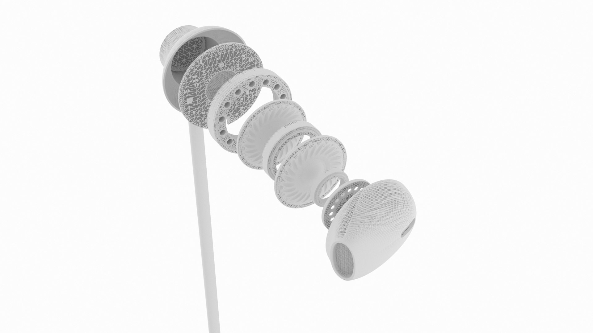 Headset Structure 1 3D Model - TurboSquid 2397825