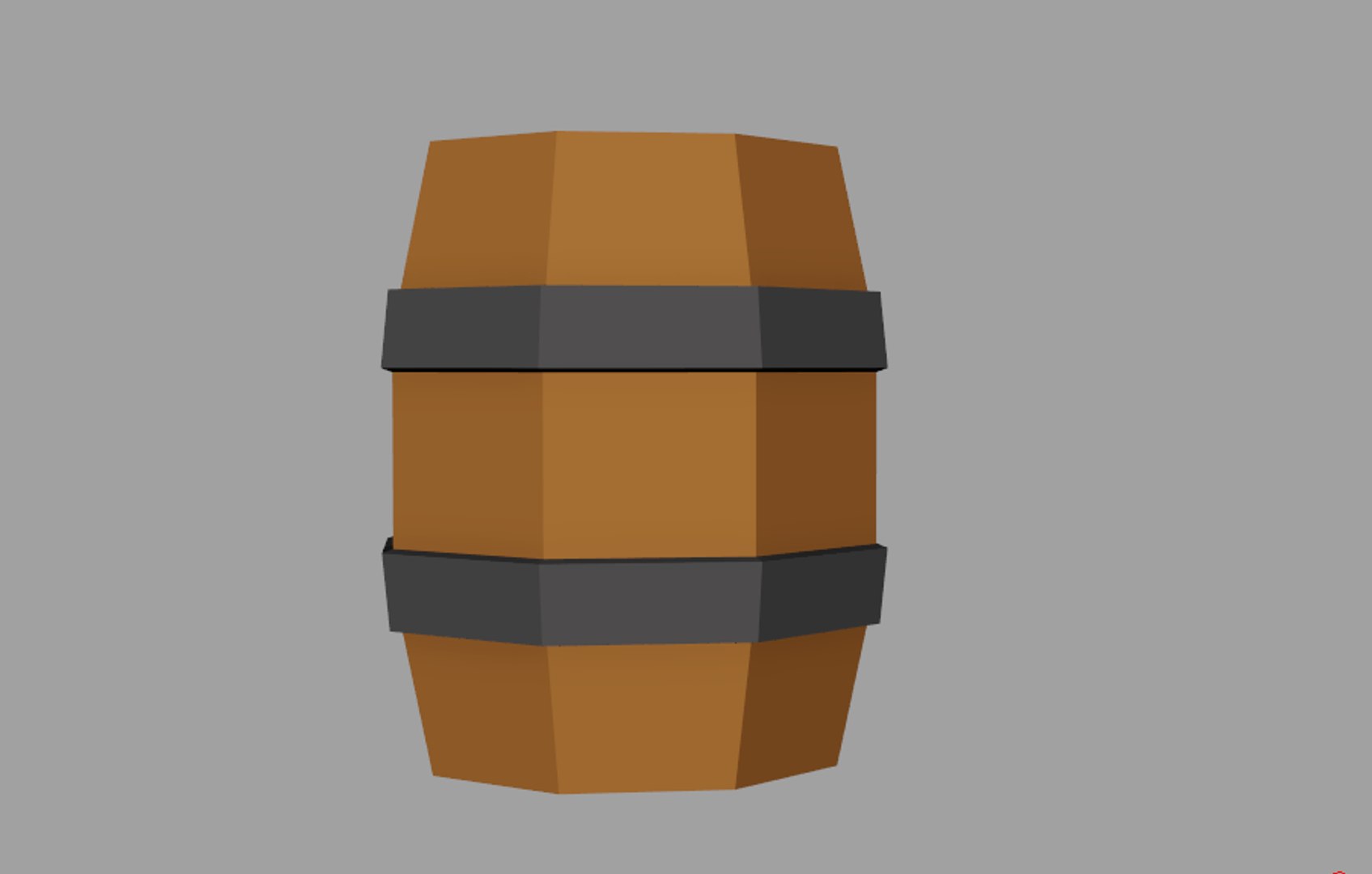 Low Poly Barrel Model - TurboSquid 1895933