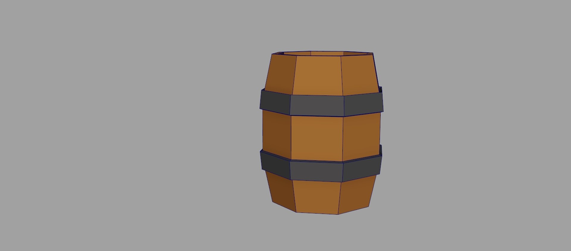 Low Poly Barrel Model - TurboSquid 1895933