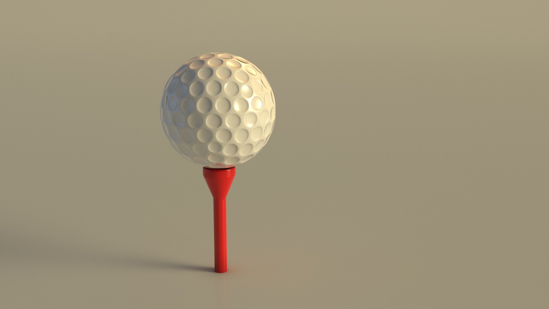 Free Golf Tee Ball 3D - TurboSquid 1552541