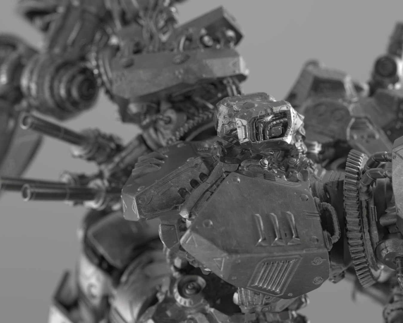Zbrush Mech - Obj