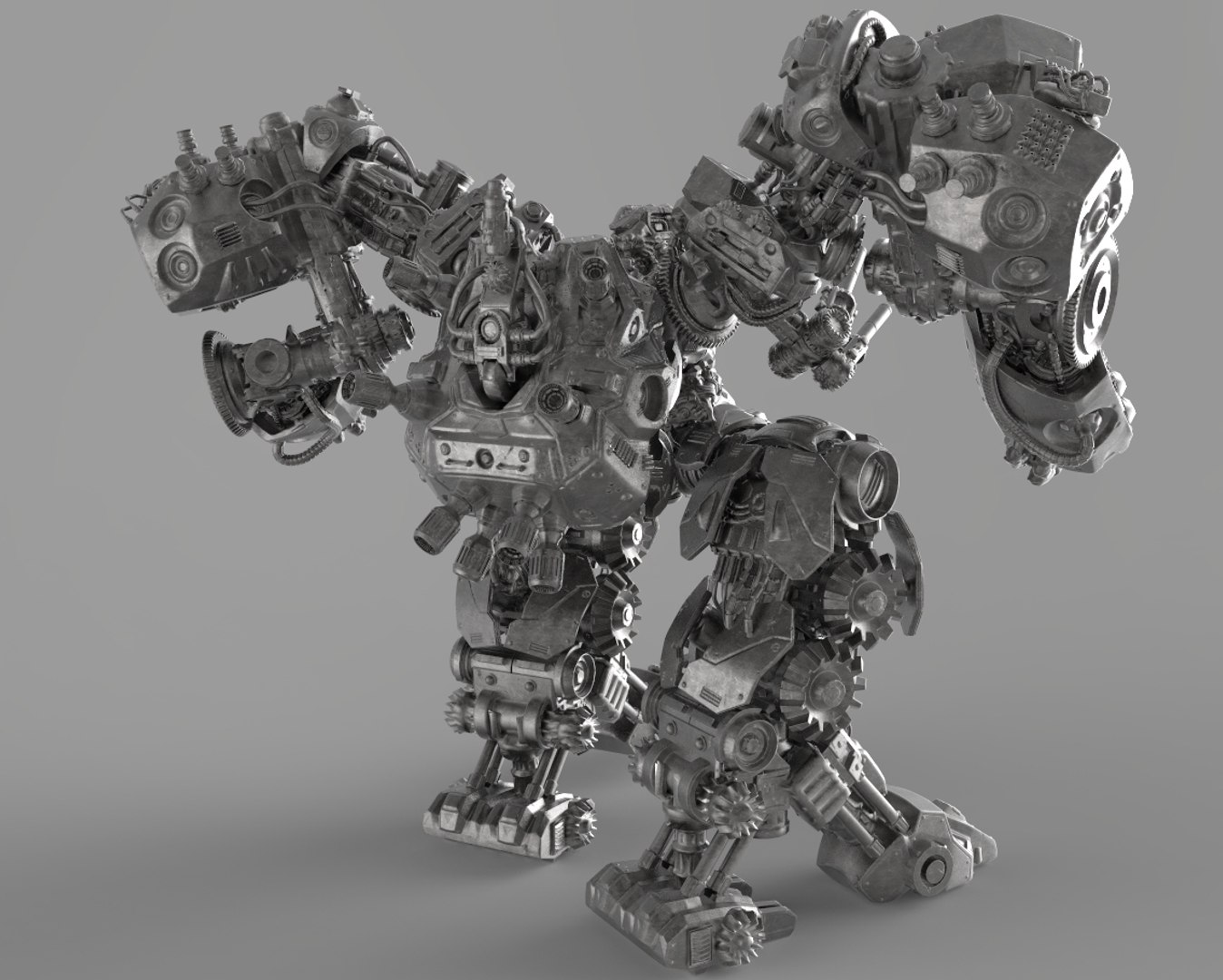Zbrush Mech - Obj