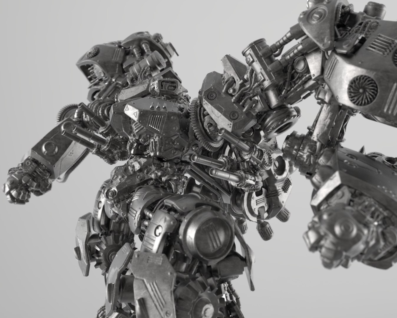 Zbrush Mech - Obj