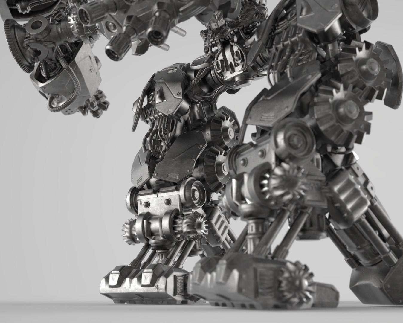 Zbrush Mech - Obj