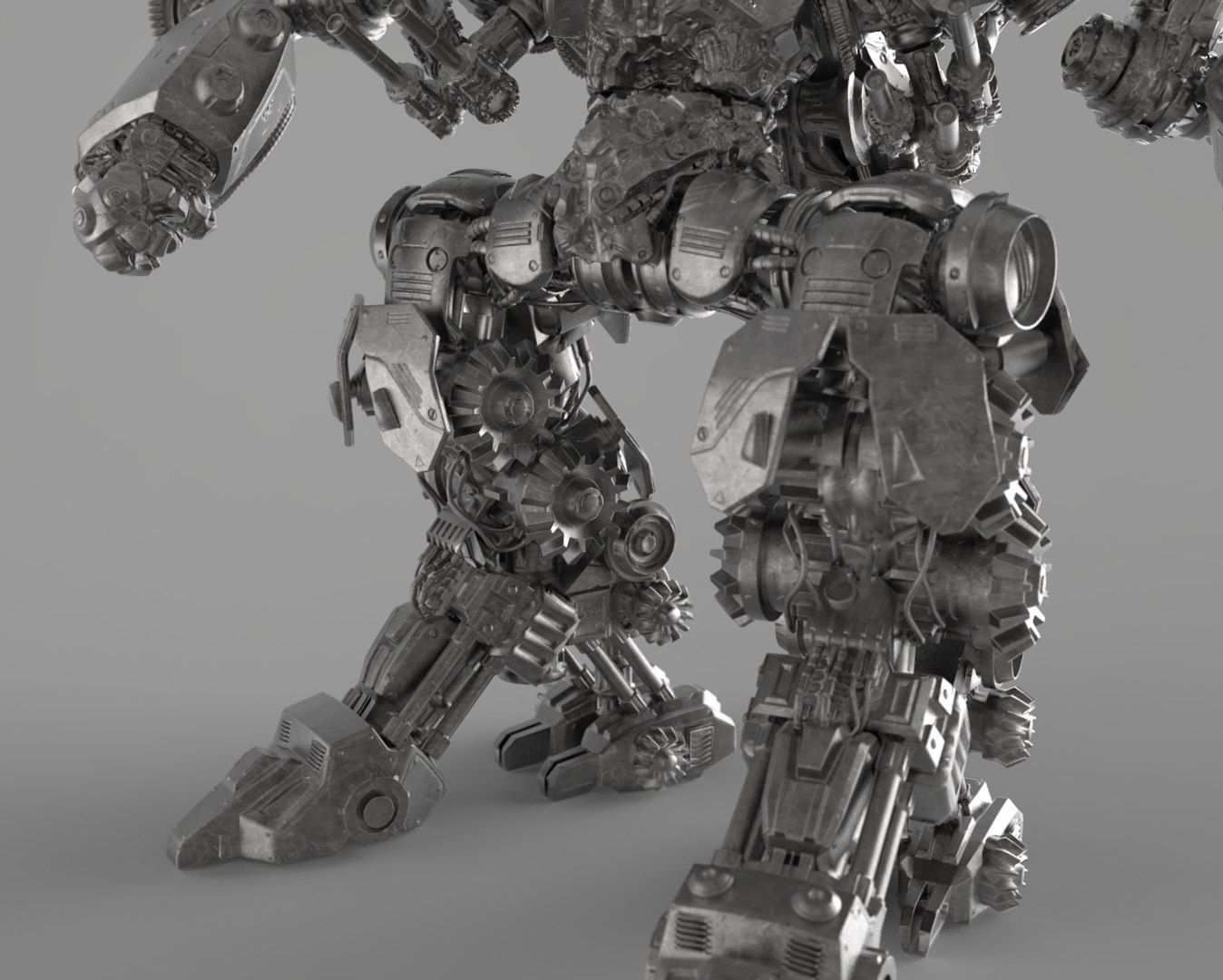 Zbrush Mech - Obj