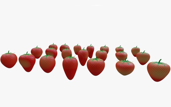 modelo 3d strawberry pack 21 models in 1 - TurboSquid 2060344