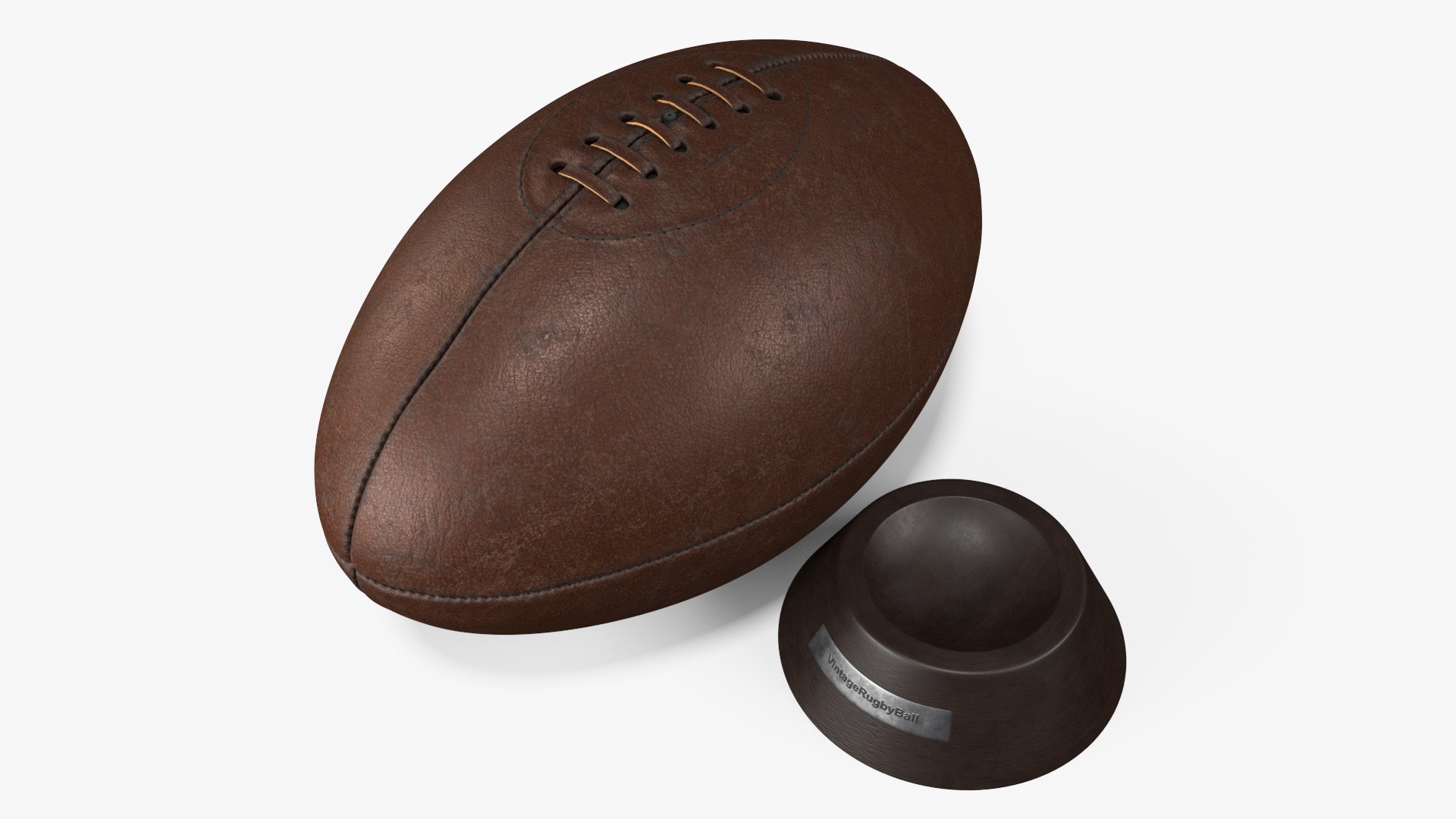 3D Model Leather Rugby Ball 8K PBR Textures - TurboSquid 1907617