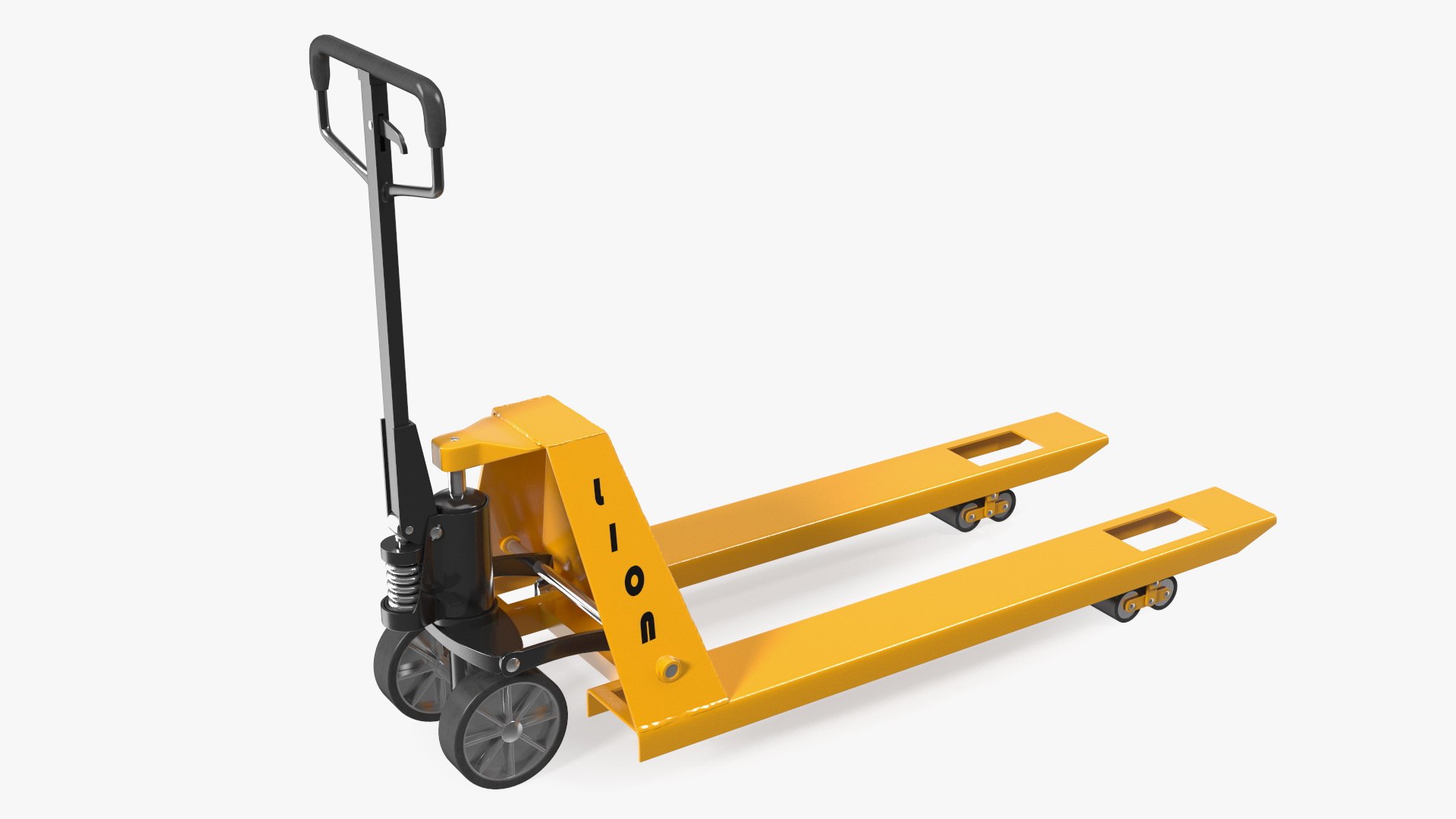 3D Manual Pallet Jacks With Plastic Pallet Model - TurboSquid 2145502