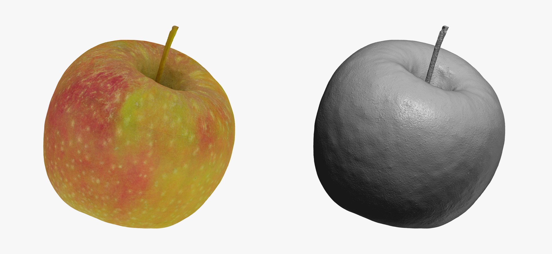 Red Moon Apple 01 RAW Scan 3D - TurboSquid 1957131
