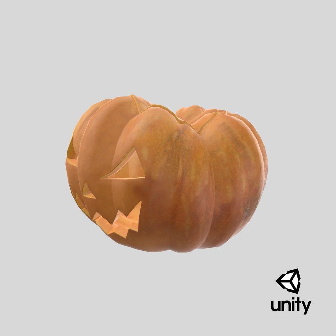 Realistic Pumpkin Clean Angry 3D Model - TurboSquid 1453796