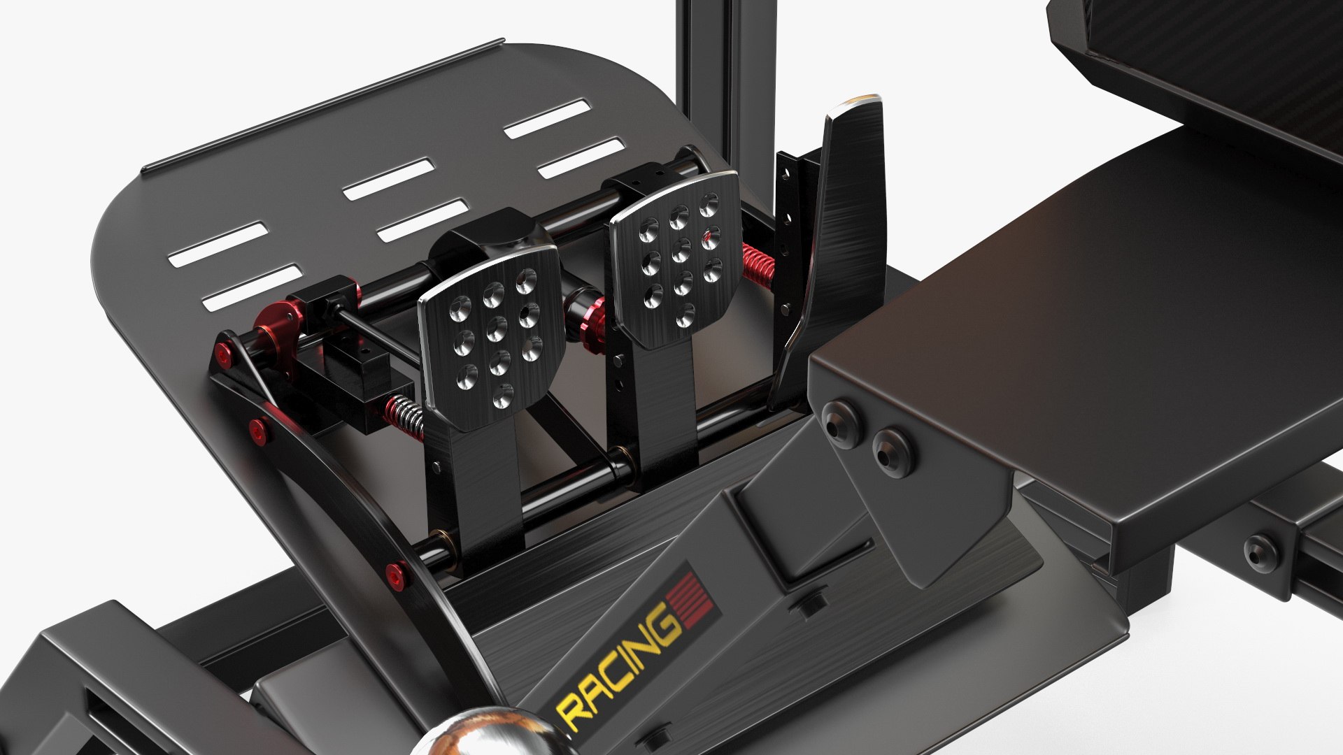 3D F-GT Racing Simulator Cockpit F1 with 3 Monitors - TurboSquid 2073119