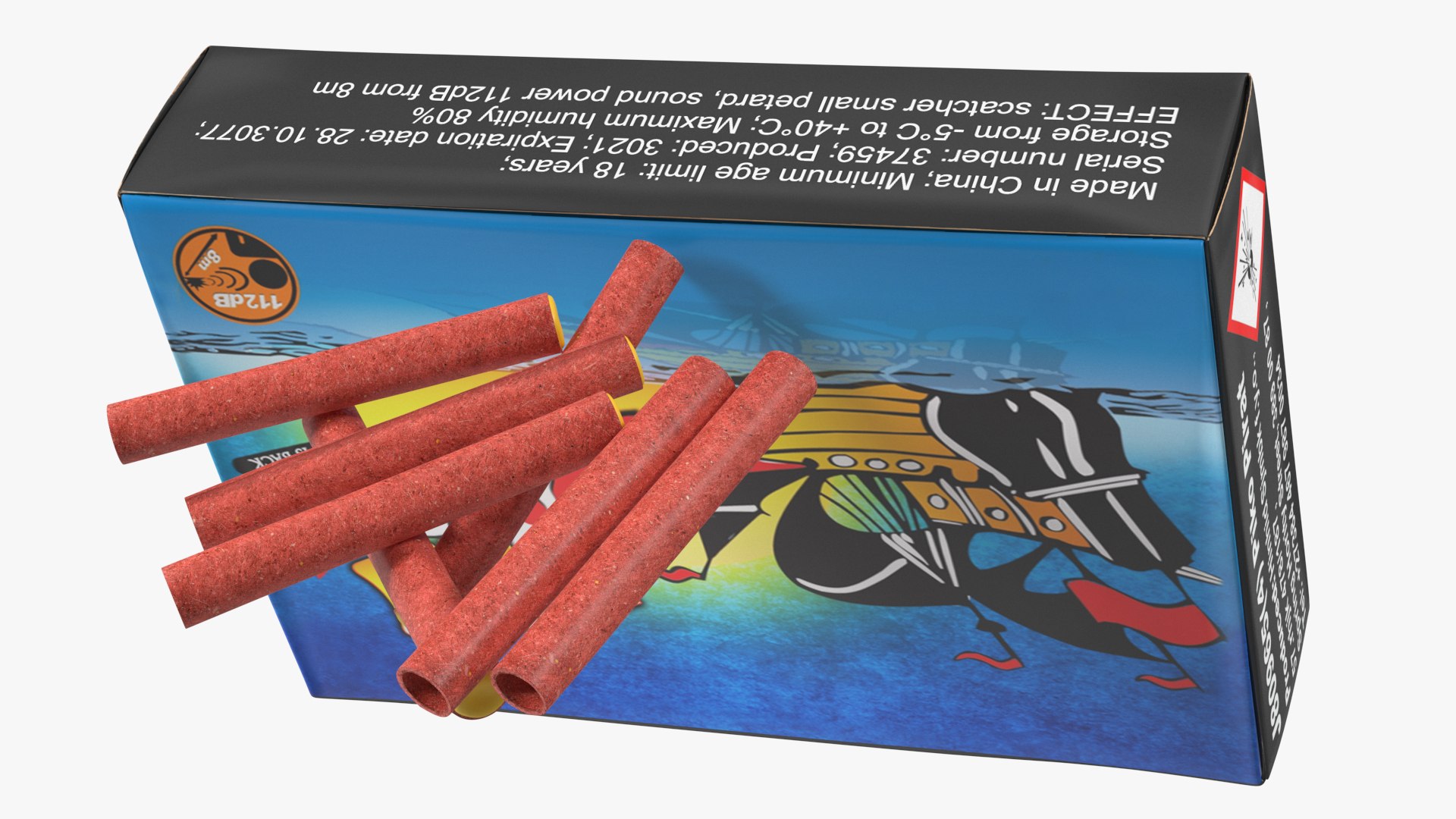 Piko Rocket Box Firecrackers 3D Model - TurboSquid 2202690