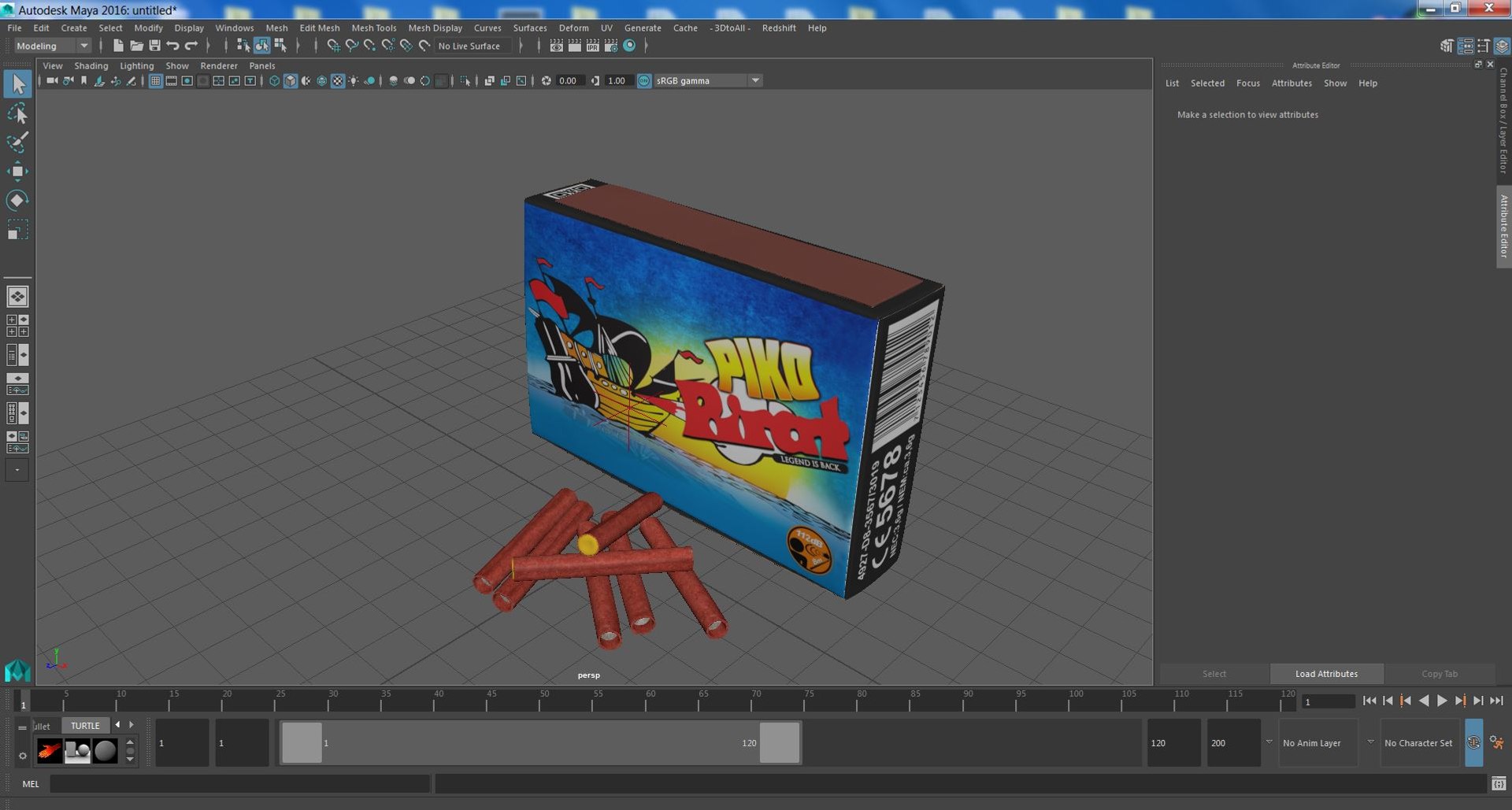 Piko Rocket Box Firecrackers 3D Model - TurboSquid 2202690