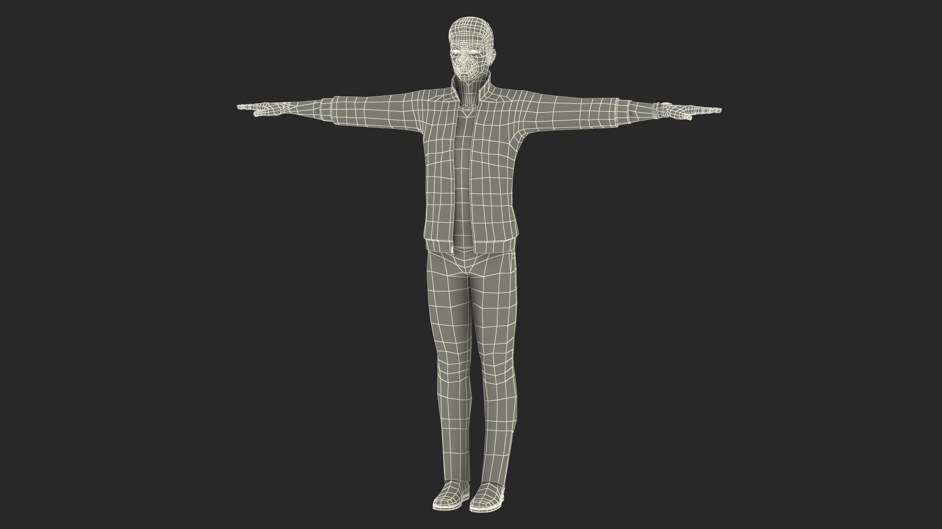 Teenager Dark Skin Street Outfit T Pose 3D - TurboSquid 1762644