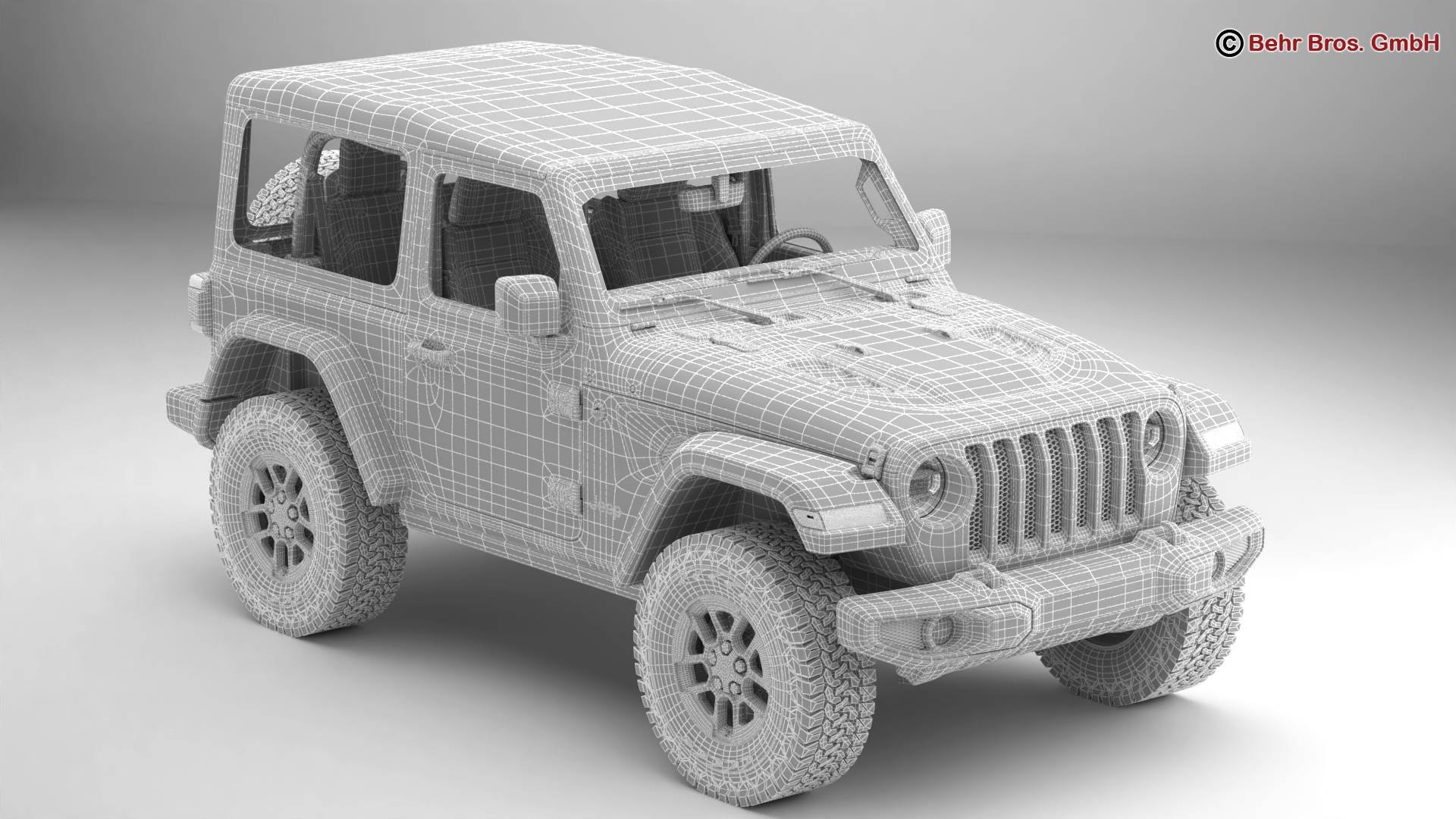 Jeep Wrangler Rubicon 2 Door 2018 3D model - TurboSquid 1882359