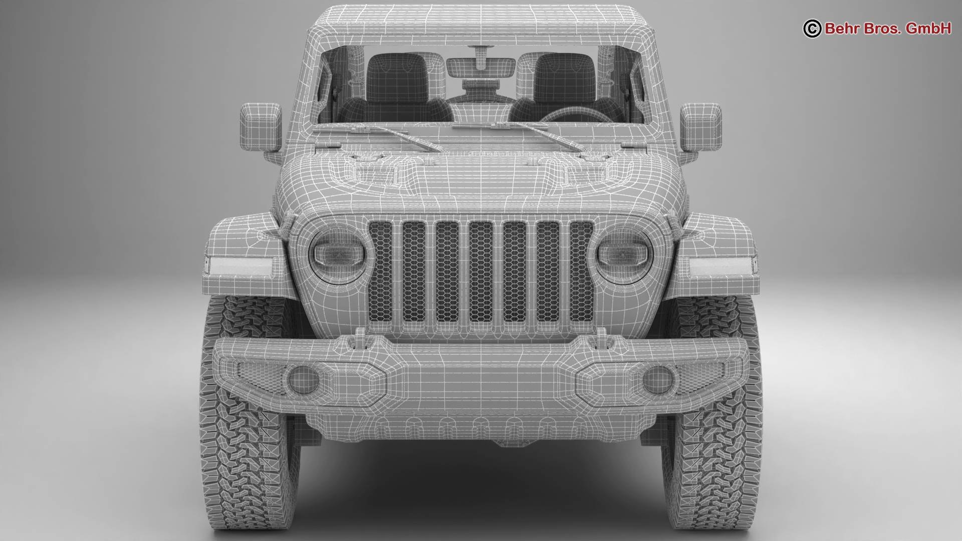 Jeep Wrangler Rubicon 2 Door 2018 3D model - TurboSquid 1882359