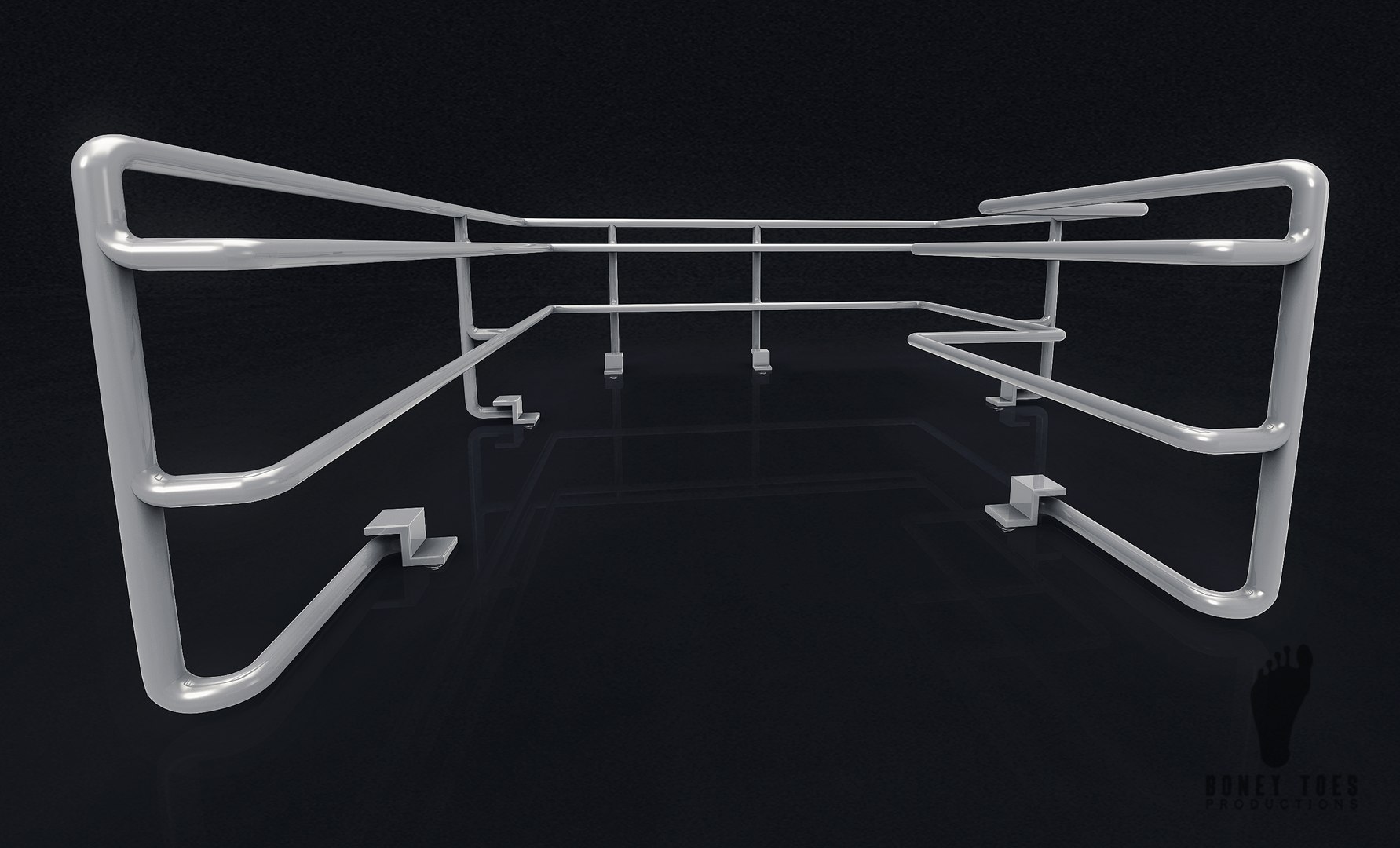 Sci-fi Railing 3D Model - TurboSquid 1270048
