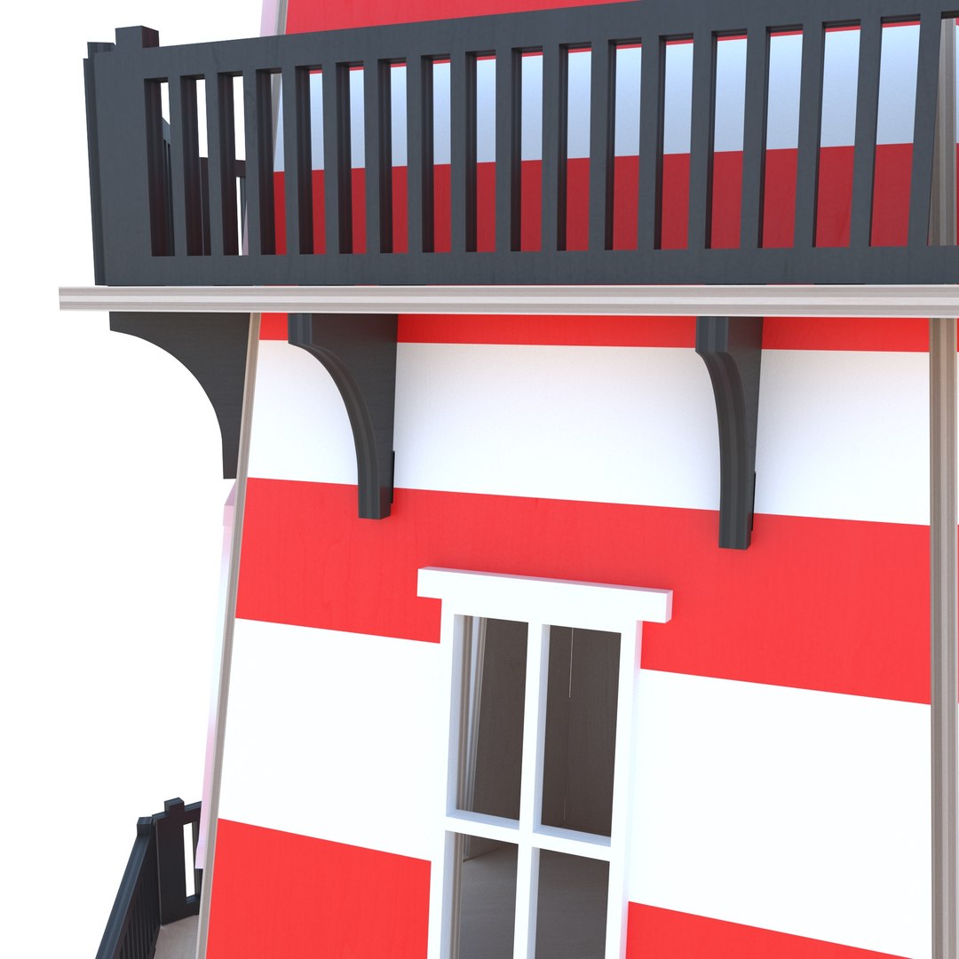 Plywood Lighthouse 3D - TurboSquid 1782182