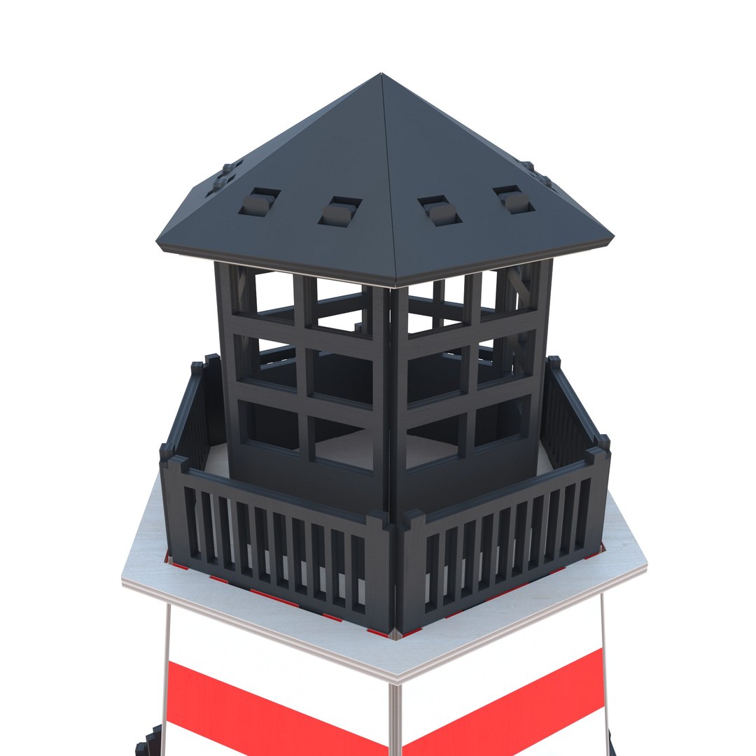 Plywood Lighthouse 3D - TurboSquid 1782182