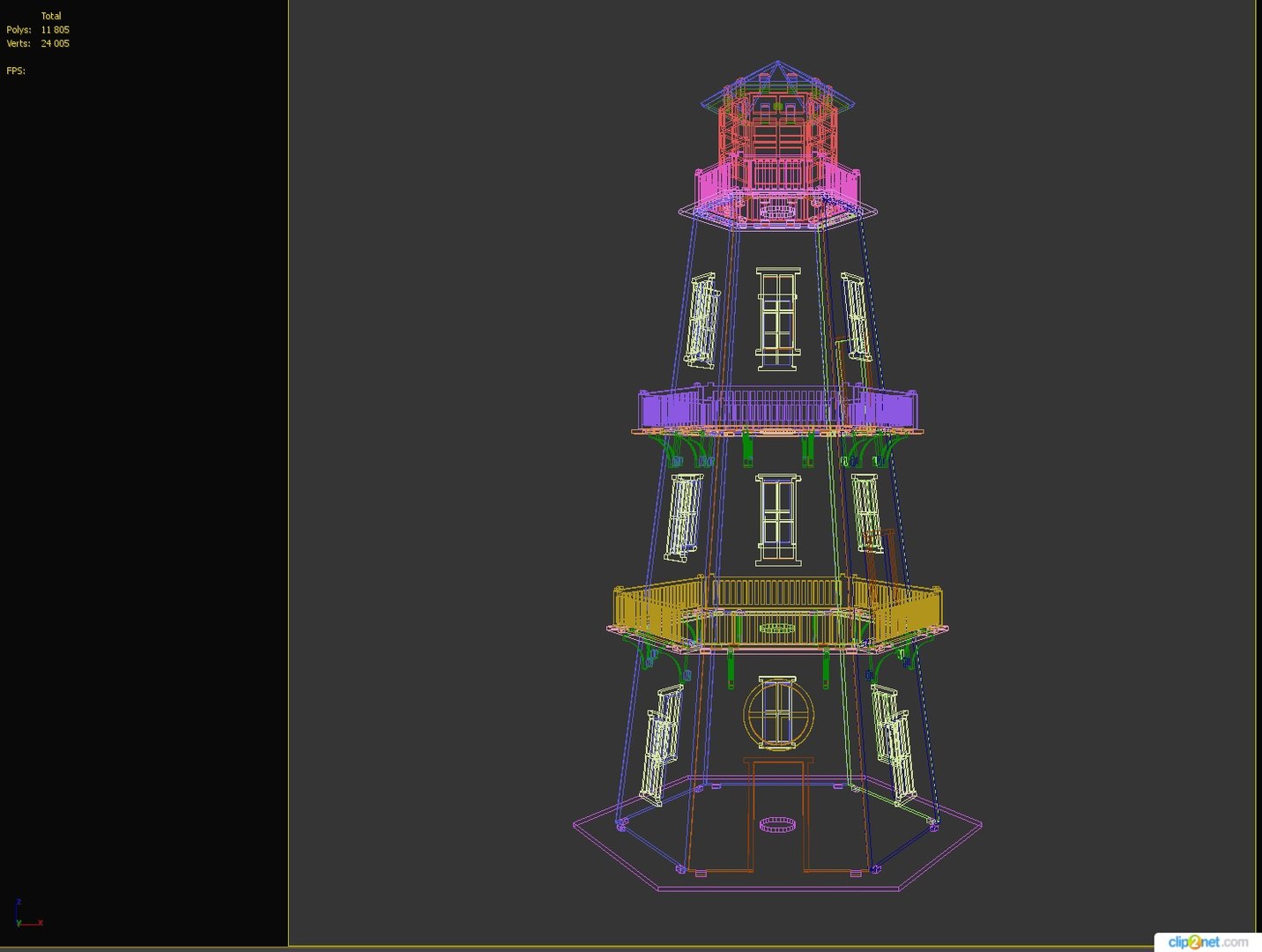 Plywood Lighthouse 3D - TurboSquid 1782182