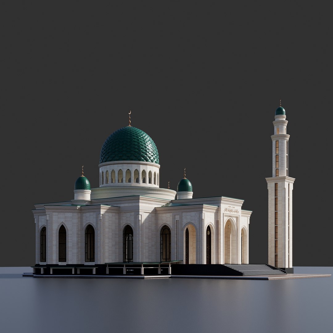MOSQUE 3D - TurboSquid 1869969