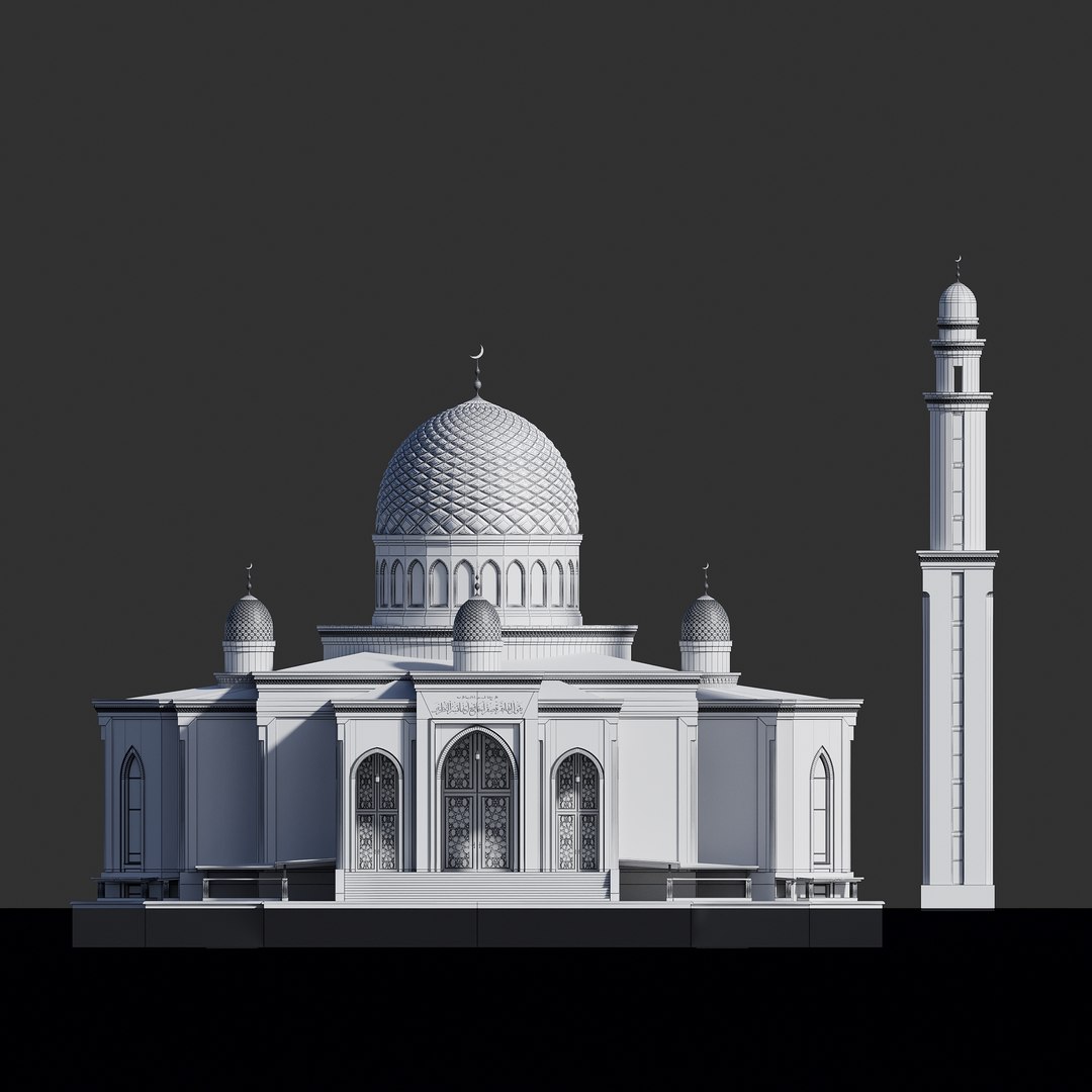 MOSQUE 3D - TurboSquid 1869969