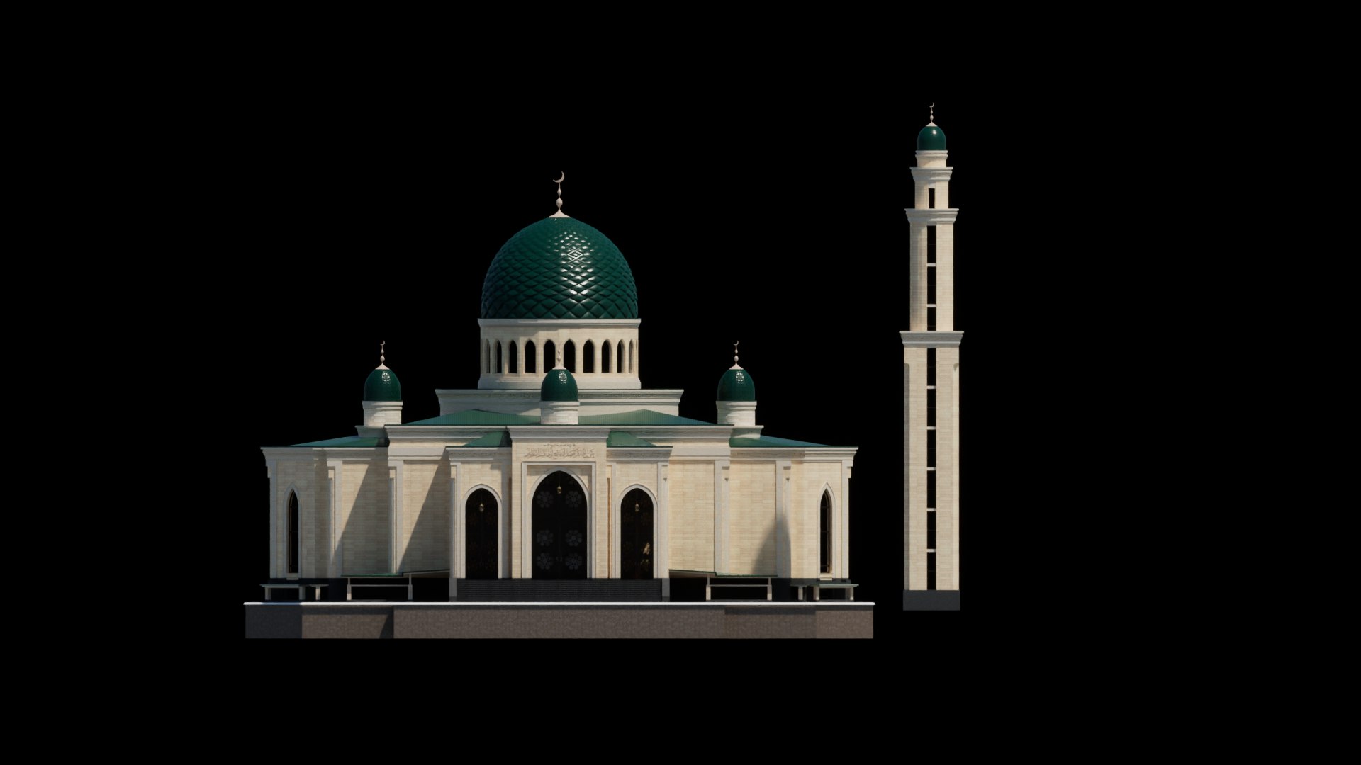 MOSQUE 3D - TurboSquid 1869969
