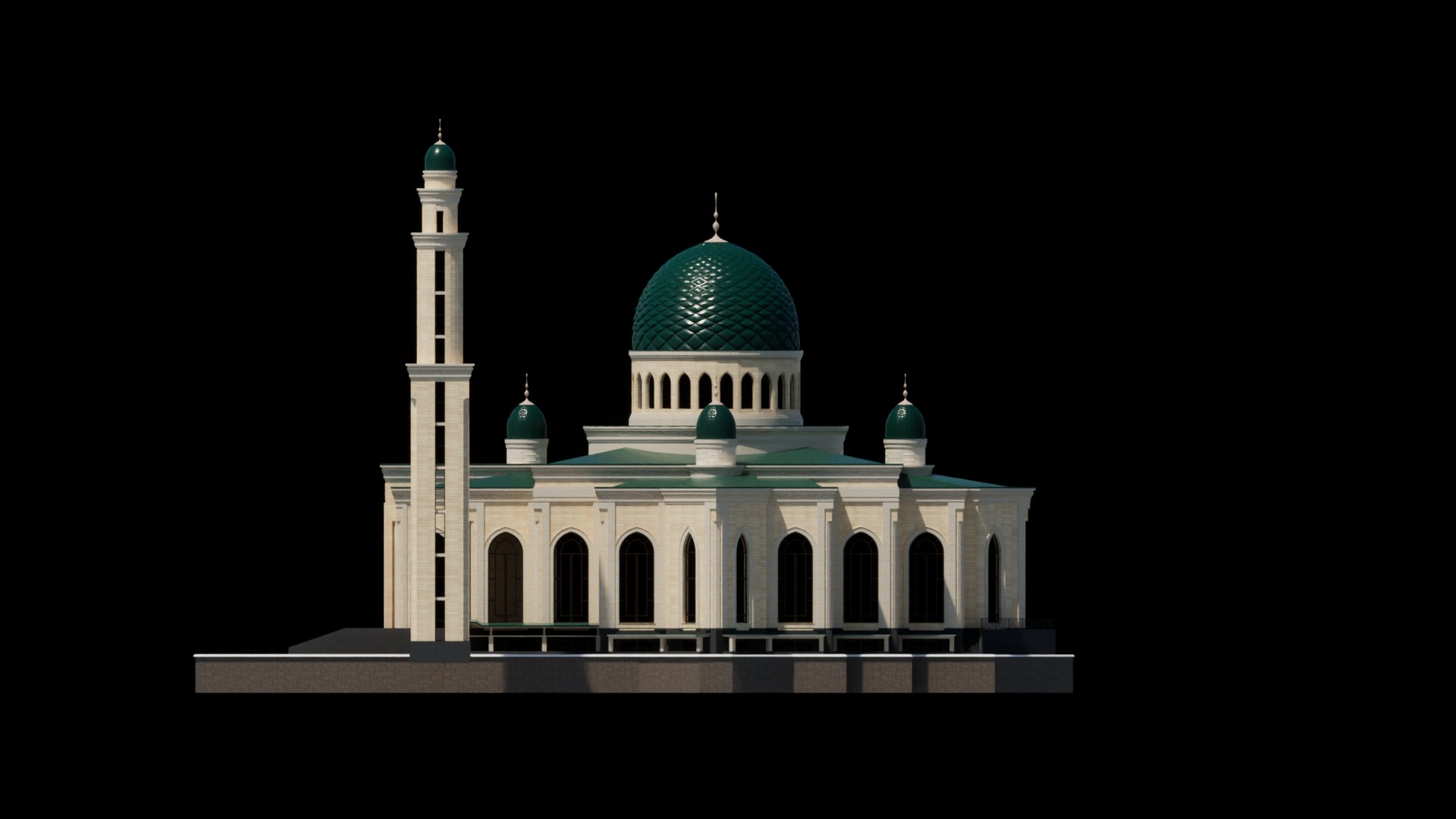 MOSQUE 3D - TurboSquid 1869969