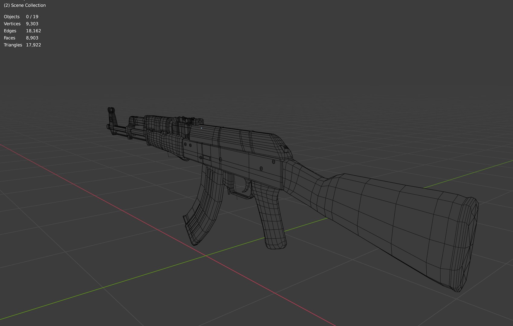 AK47 3D Model - TurboSquid 2094823