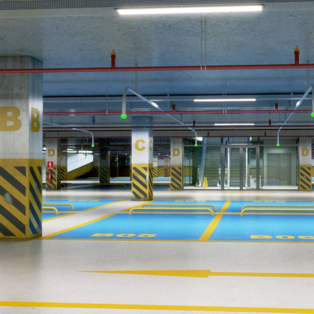 3D model car park - TurboSquid 1398730