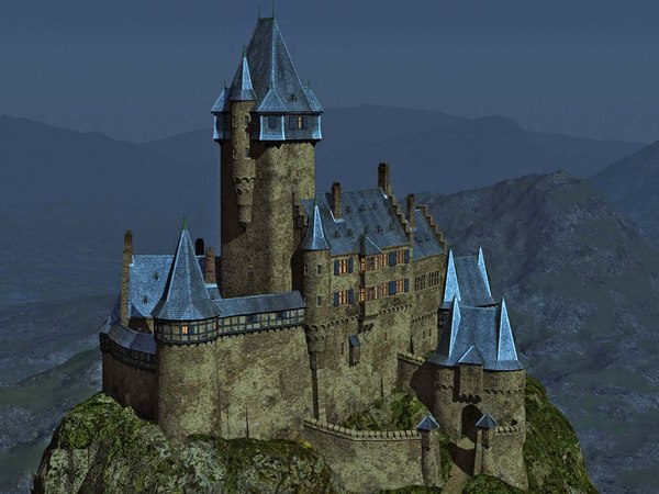 3d castle buildings