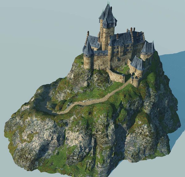 3d castle buildings