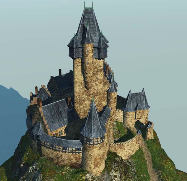 3d castle buildings