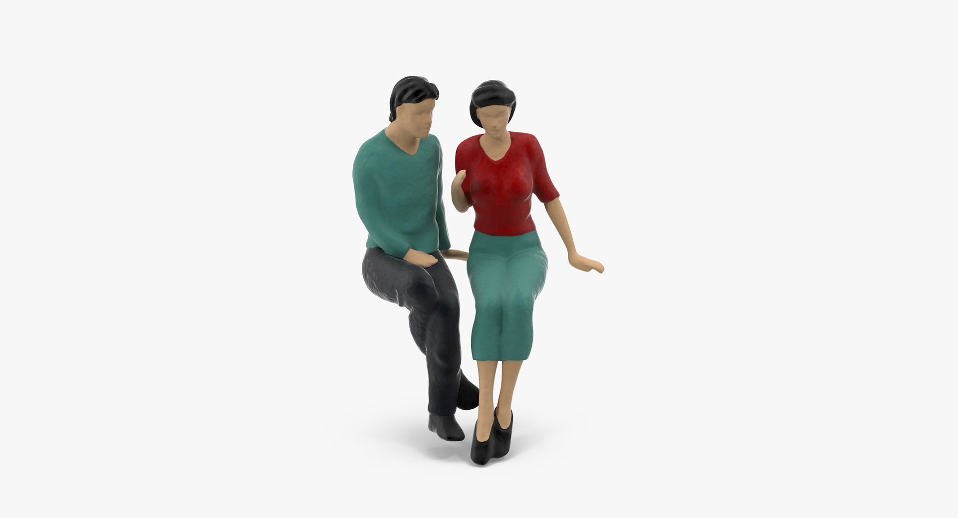 3d Couple Love 02 Model