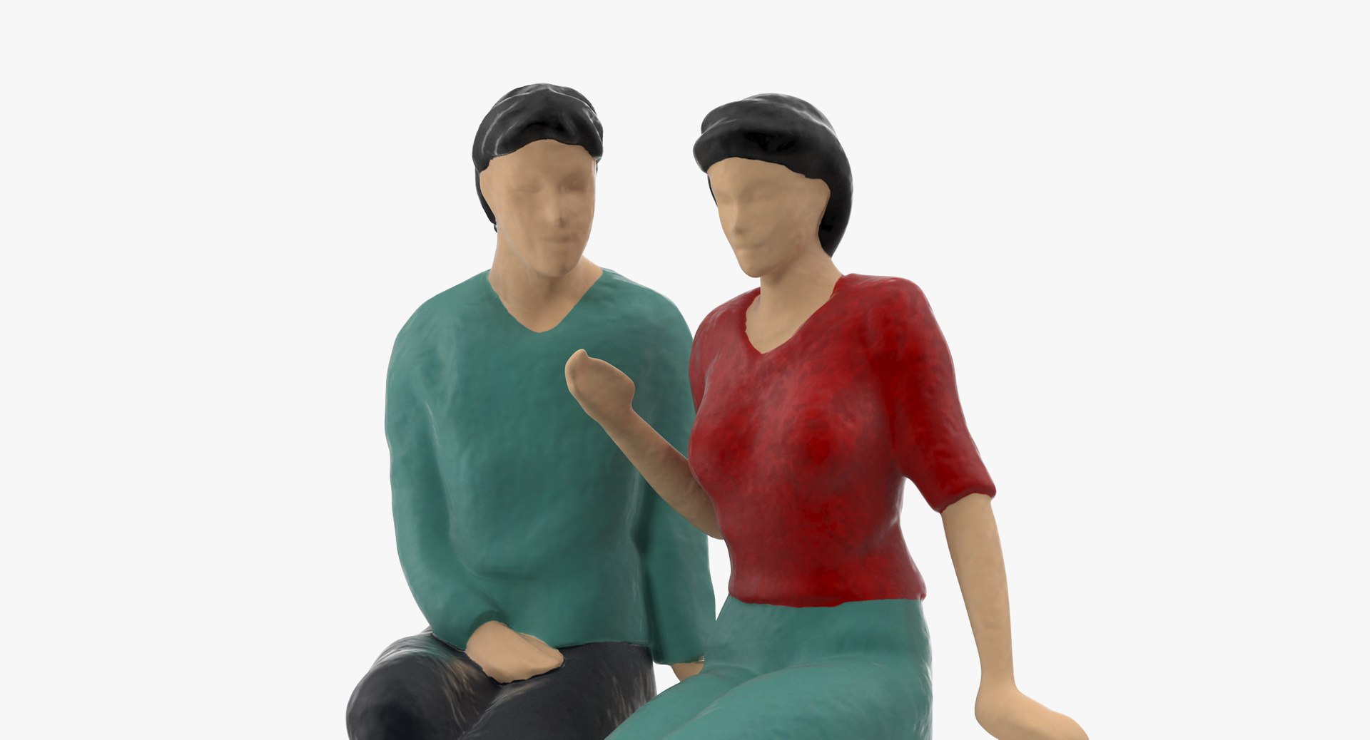 3d Couple Love 02 Model