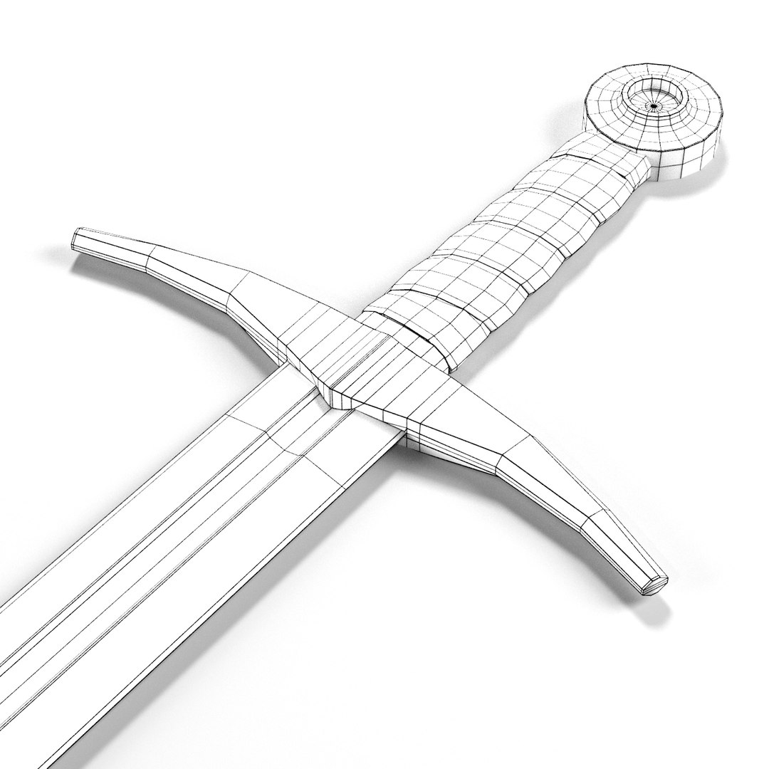 Medieval Sword 3D Model - TurboSquid 1593824