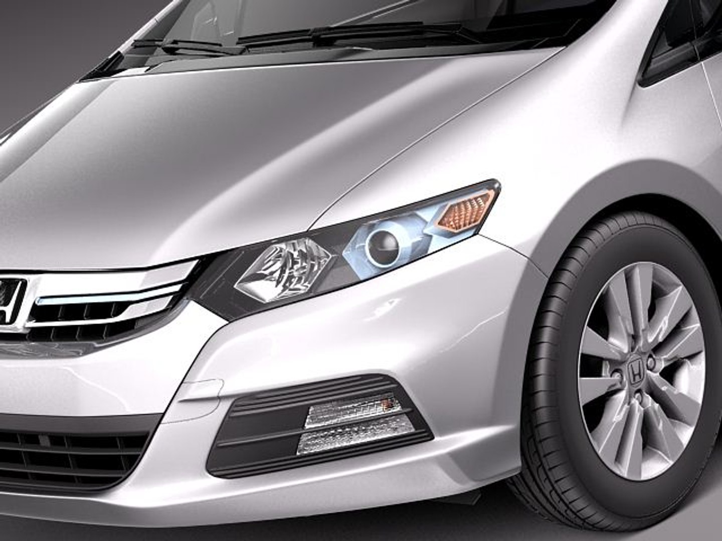 3d Honda Insight 2012 Hybrid Model