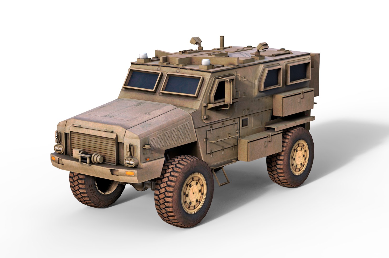 3D Armored vehicle model - TurboSquid 1887000
