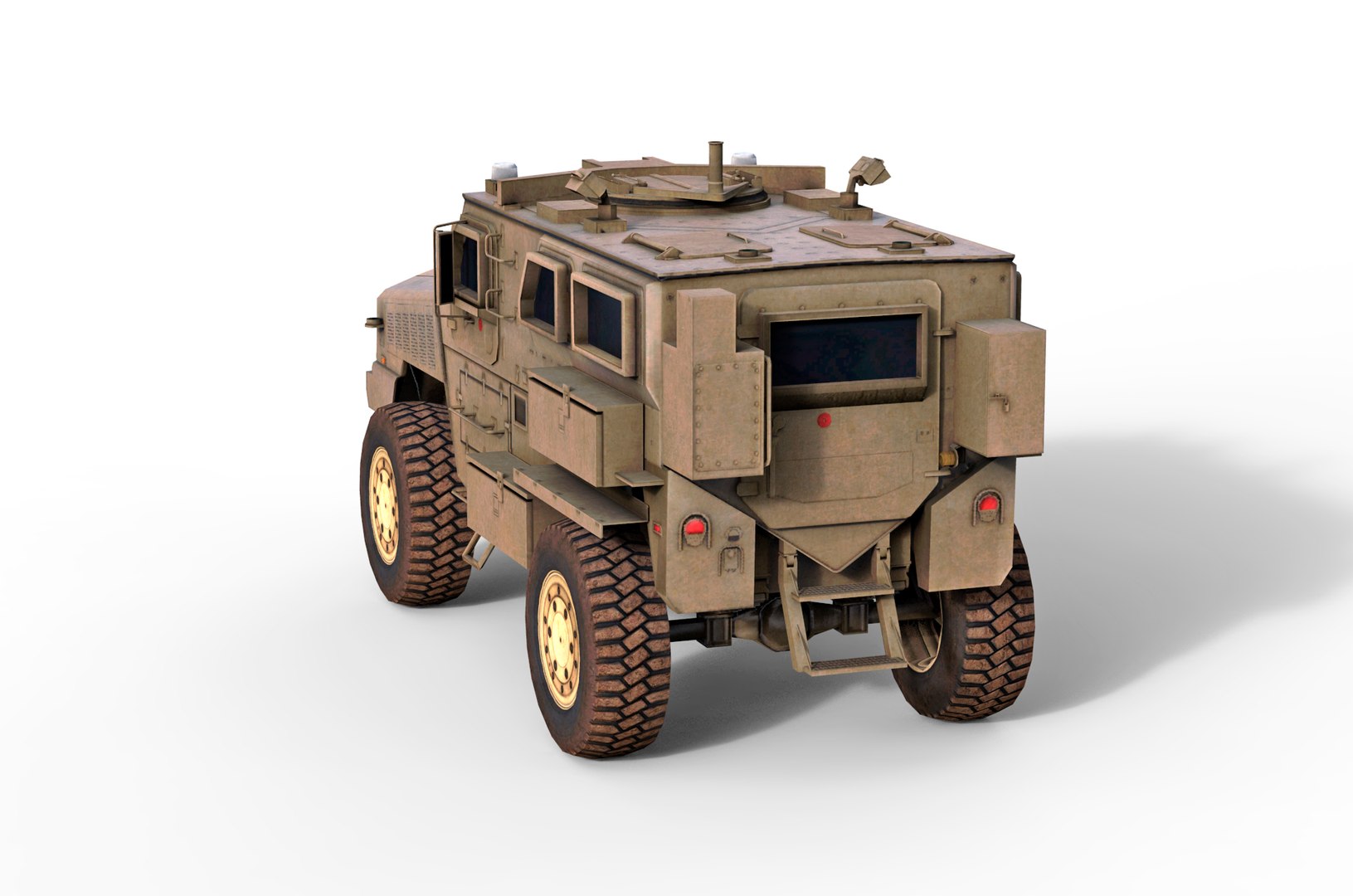 3D Armored vehicle model - TurboSquid 1887000
